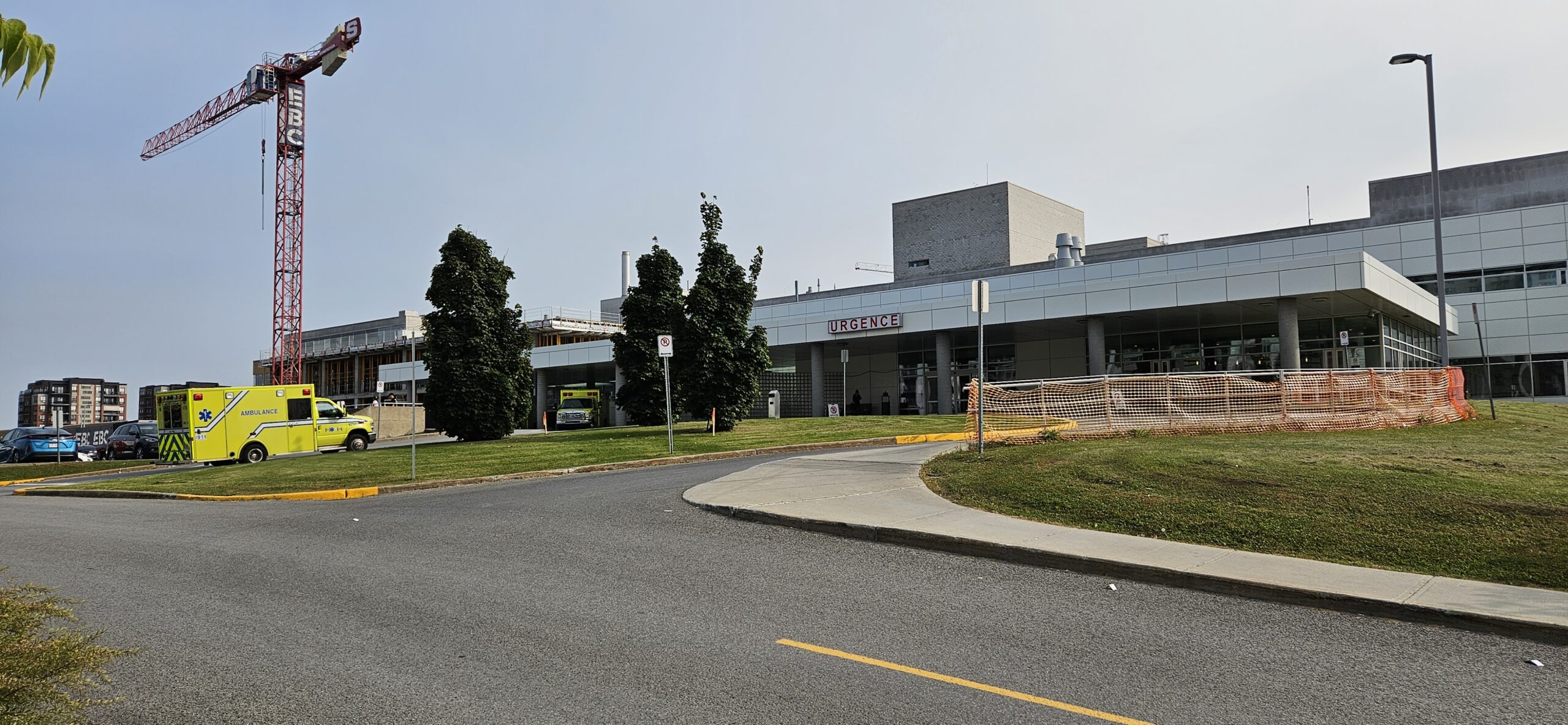 Hôpital Pierre-Le Gardeur - Importants travaux devant l’urgence - TVRM