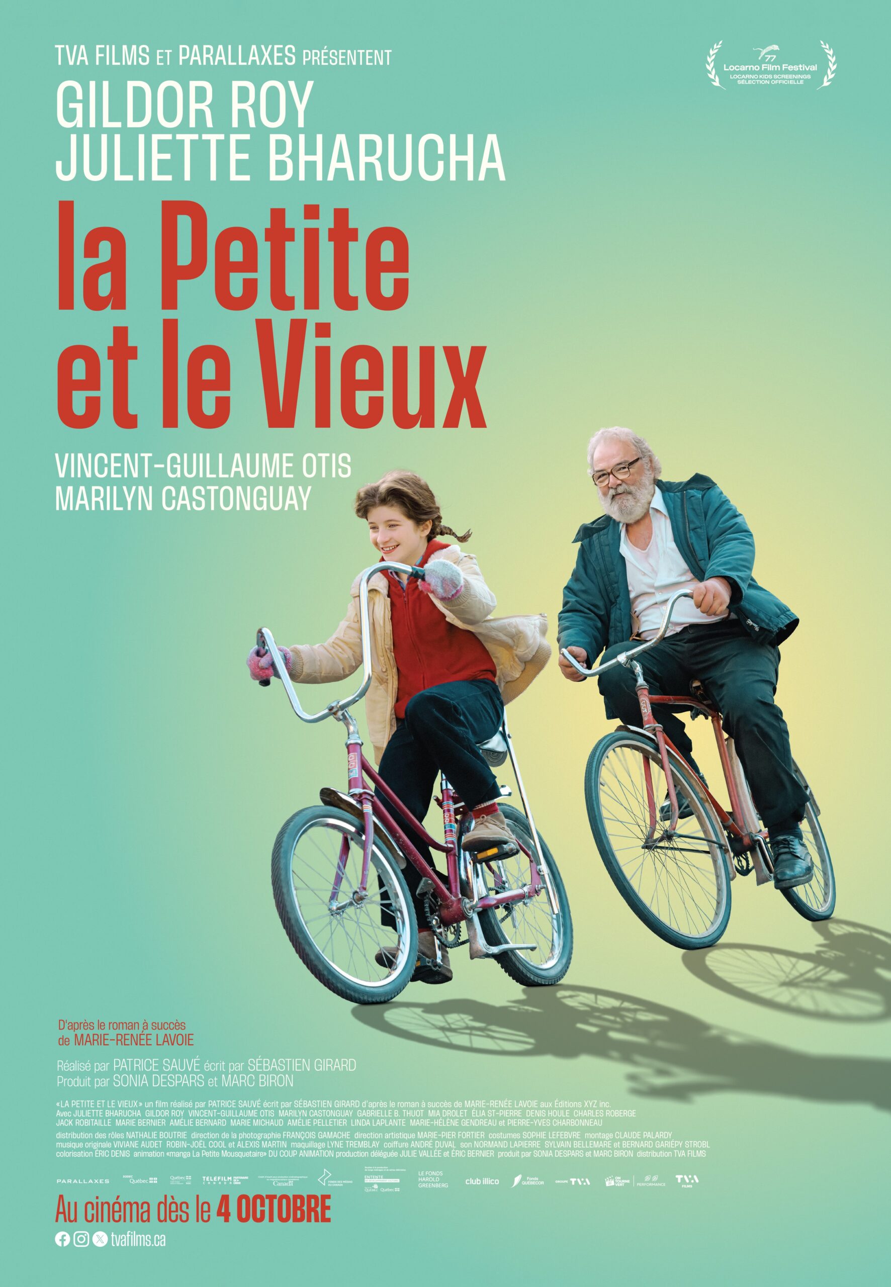 La Petite et le Vieux présenté au Festival du film de Locarno - Sortie au Québec le 4 octobre ...
