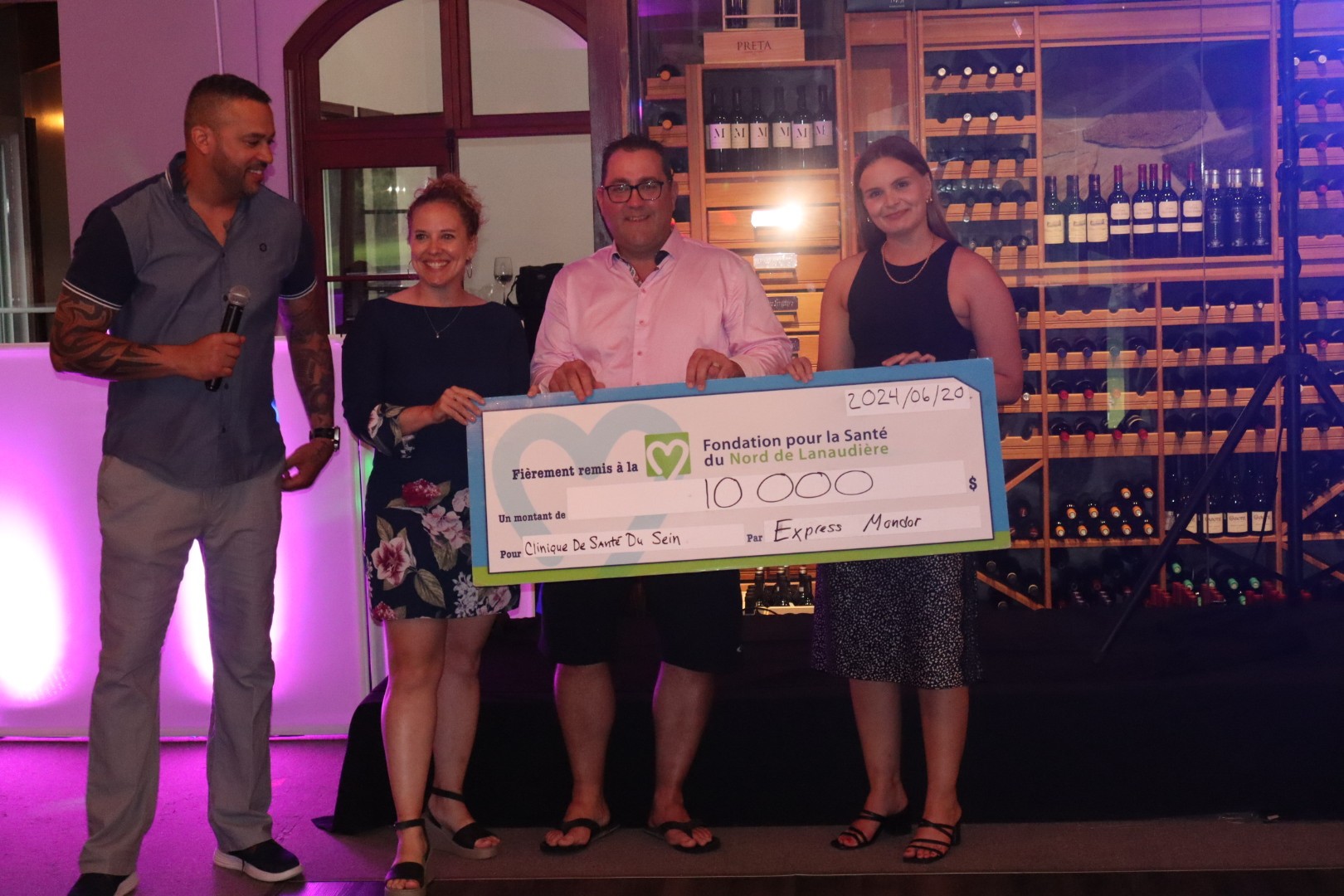 Le tournoi de golf Express Mondor remet fièrement la somme de 10 000 $ à la Fondation pour la ...