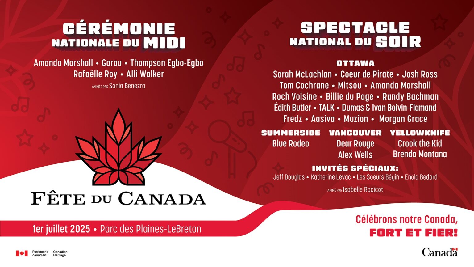 La fête du Canada : Célébrons notre Canada, fort et fier - TVRM