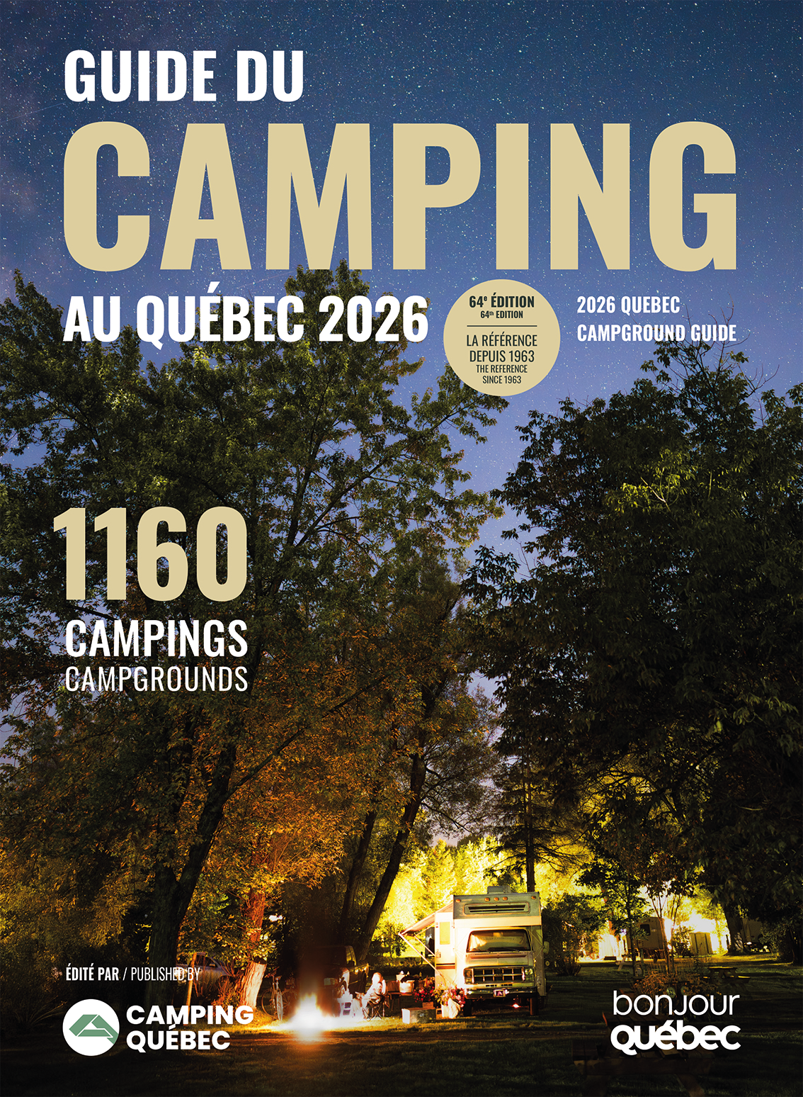 Lancement du Guide du camping au Québec 2026 - TVRM